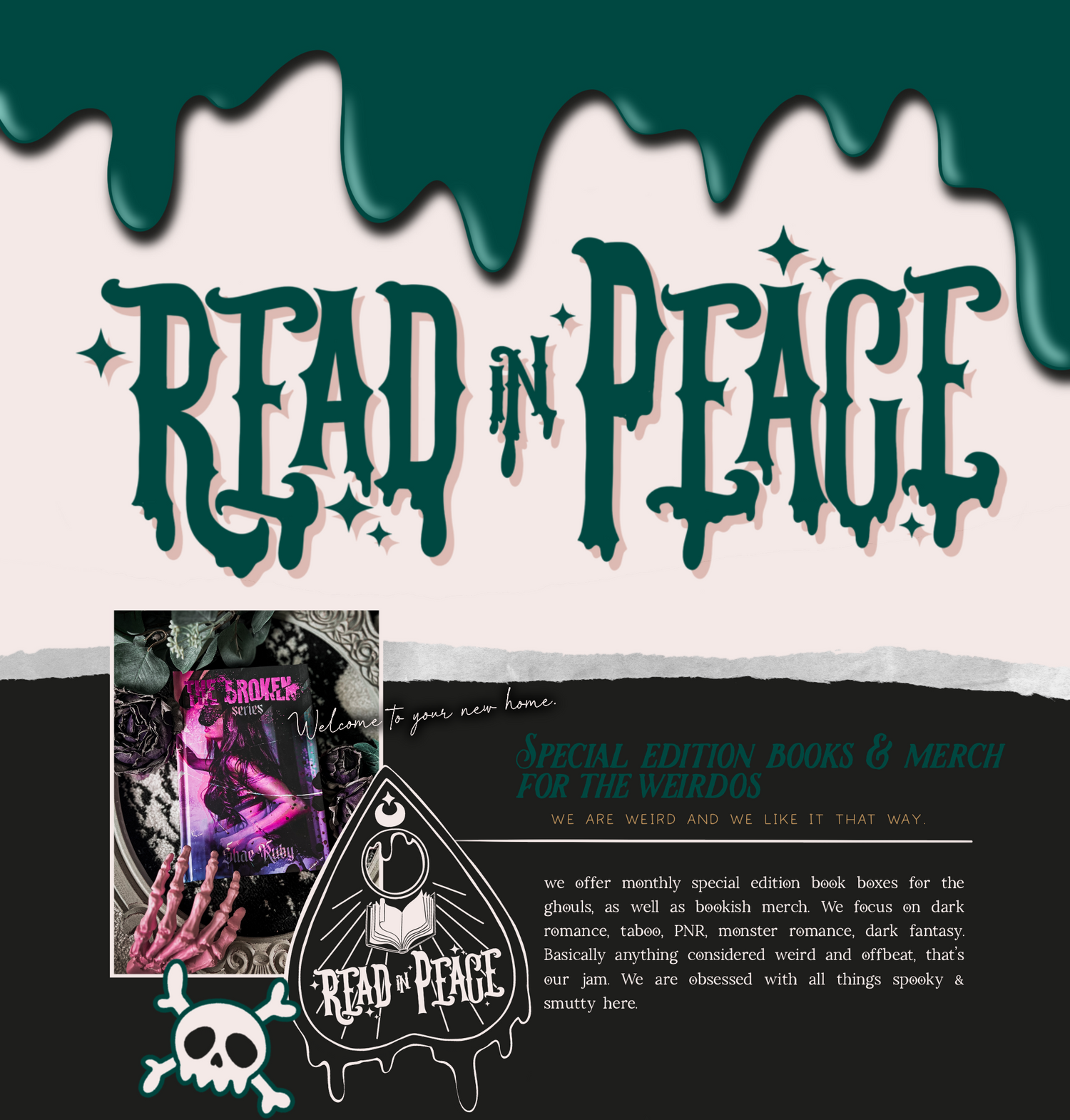 Read In Peace Book Box